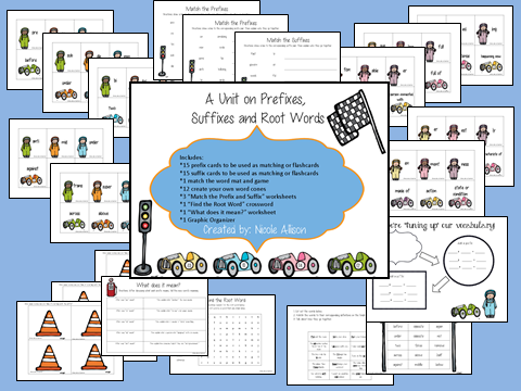 Prefixes Graphic Organizer